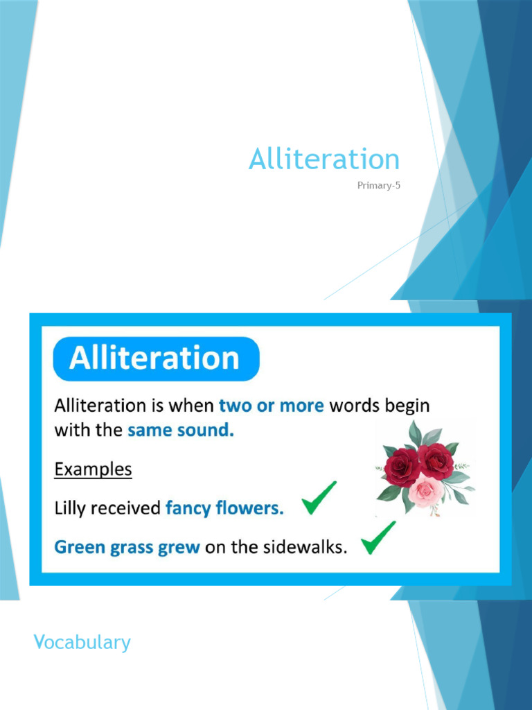 Alliteration | PDF