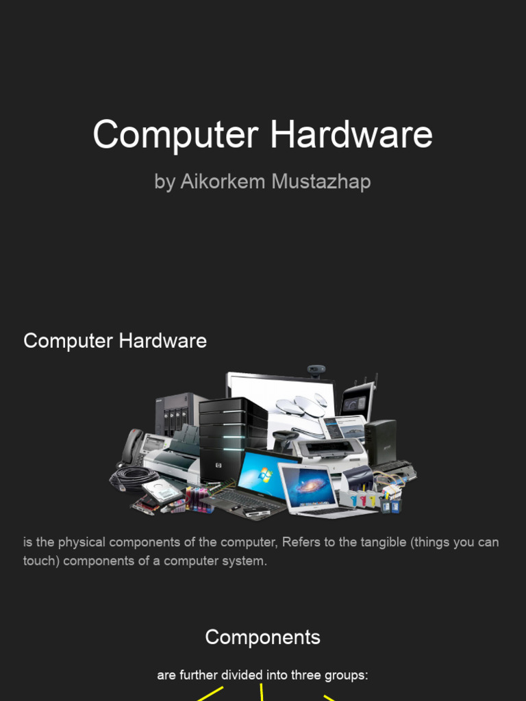 Computer Hardware Pdf Computer Data Storage Input Output