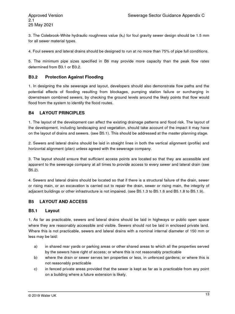 SSG App C Des Con Guide - pdf1 | PDF | Sanitary Sewer | Flood
