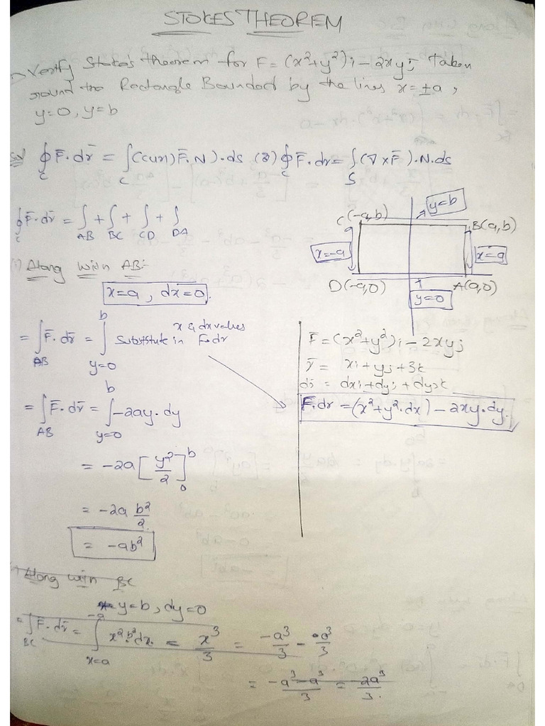 M3 Stokes Class Notes | PDF