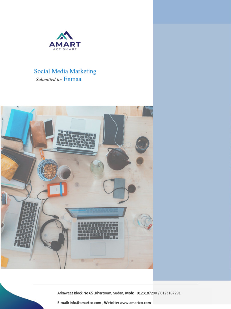 Enamaa SMM Proposal | PDF | Social Media | Popular Culture & Media Studies