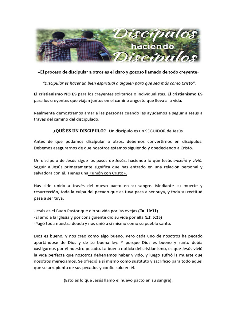 Discipulado 2 | PDF | Jesús | Cristo (título)