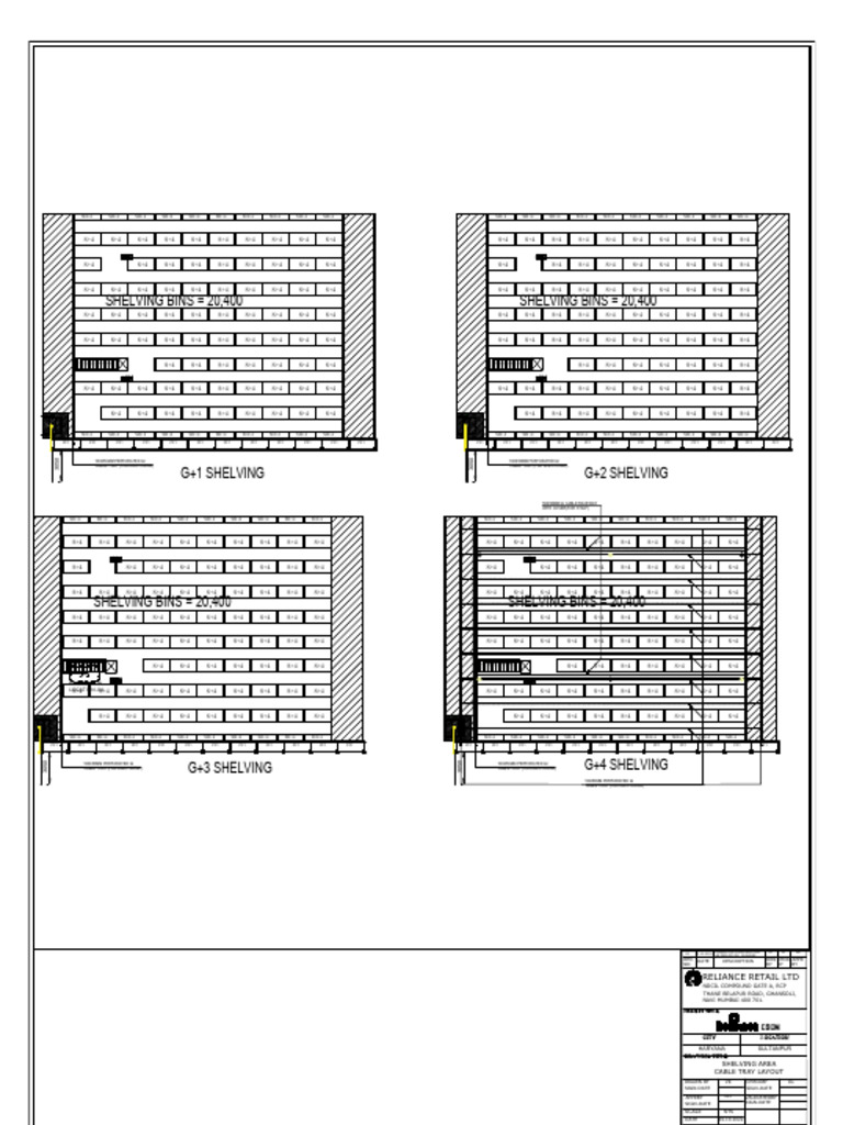 Shelving and Cable Tray Layout Guide | PDF | Wire | Electrical Wiring