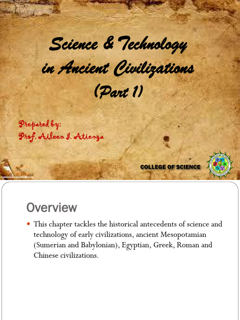 STS Chapter 1 (Part1to3) | PDF | Science | Ancient Egypt