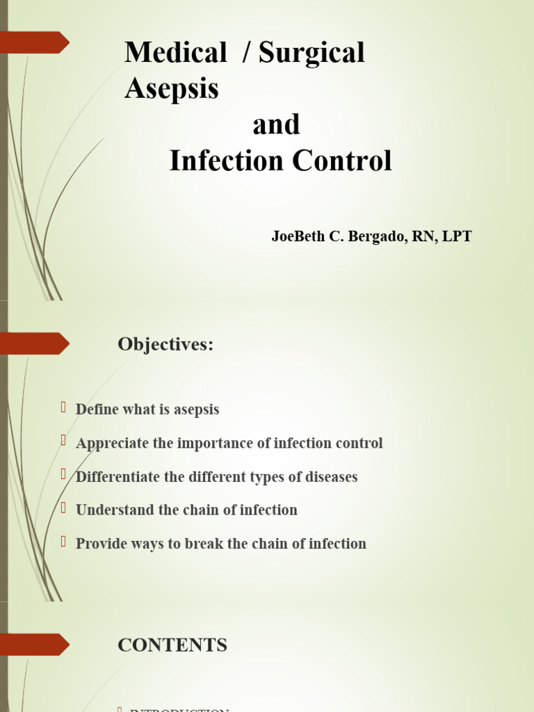 Infection Control Pdf Infection Hand Washing