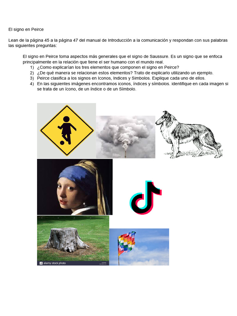 Signo en Peirce: Elementos y Clasificación | PDF