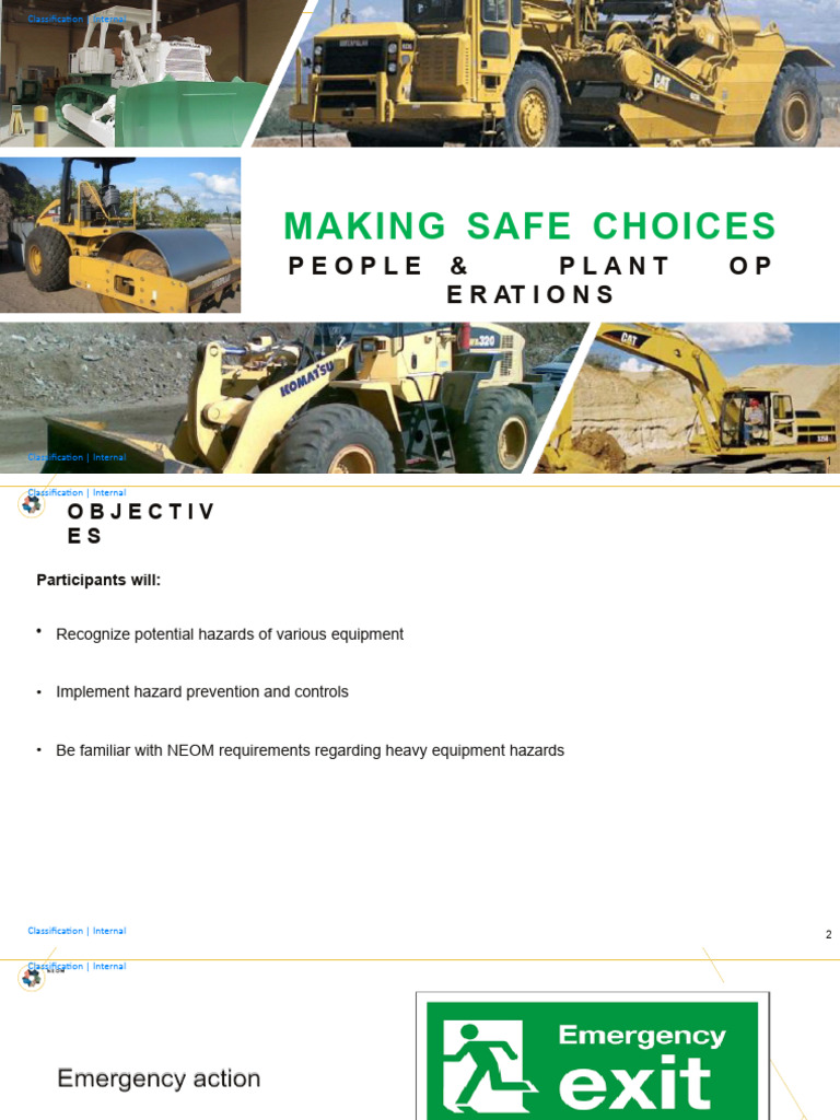 Making Safe Choices - People - Plant Operations WO 24 | PDF | Vehicles