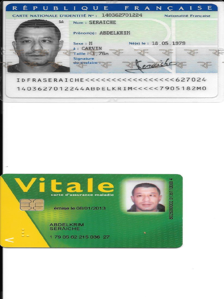 Piece Identité Recto + Carte Vitale | PDF