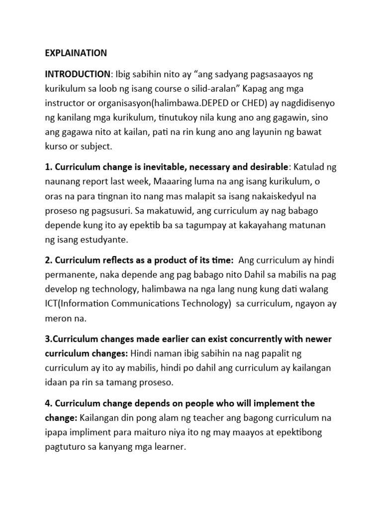 EXPLAINATION | PDF