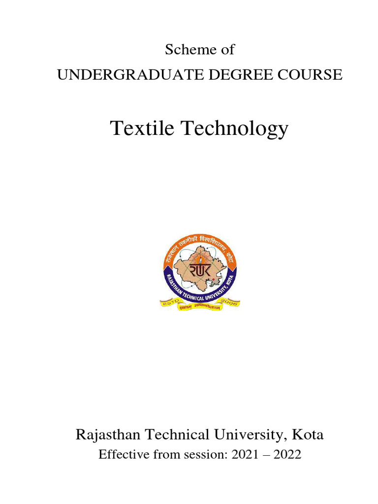 Textile Technology_IV | PDF | Spinning (Textiles) | Textiles