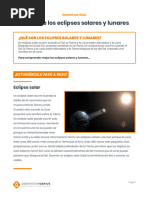 Mapa Conceptual Los Eclipses | PDF | Ciencia y matemáticas