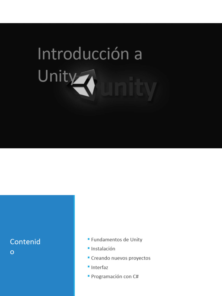 Introduccion-a-Unity | PDF | Unidad (motor de juego) | Mac OS