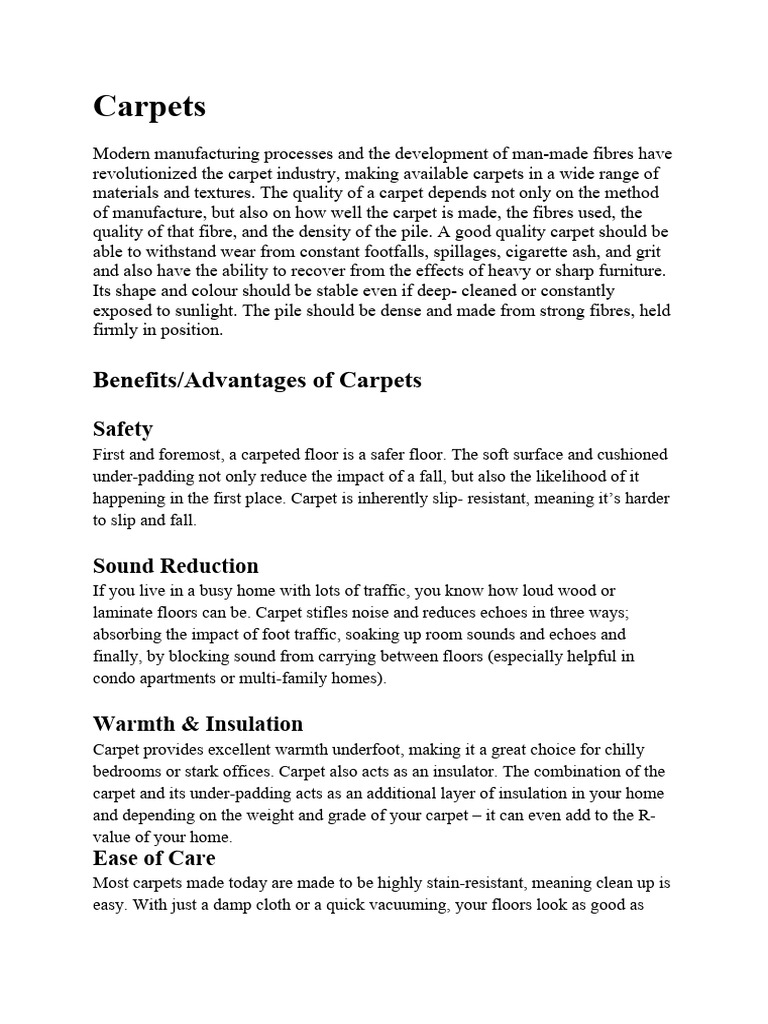 Carpets | PDF | Carpet | Dyeing