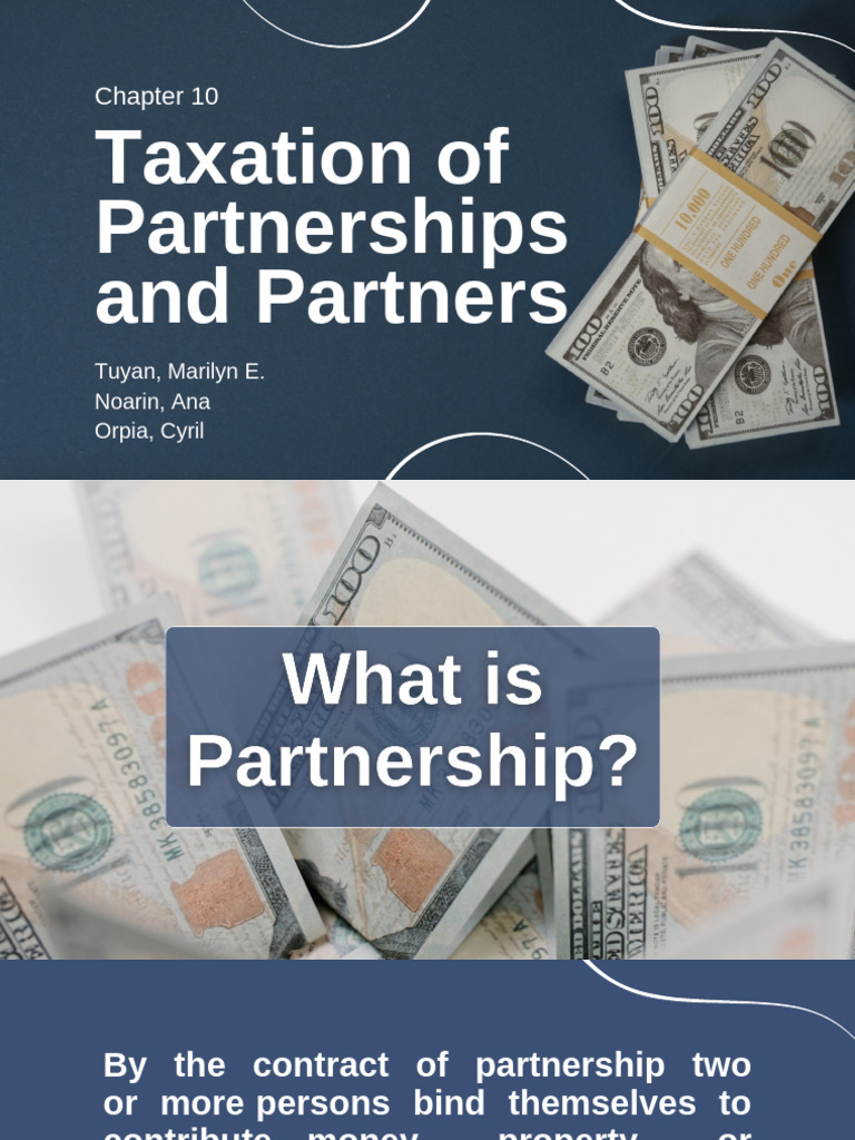 Chapter 10 - 20240408 - 103855 - 0000 | PDF | Tax Deduction | Partnership