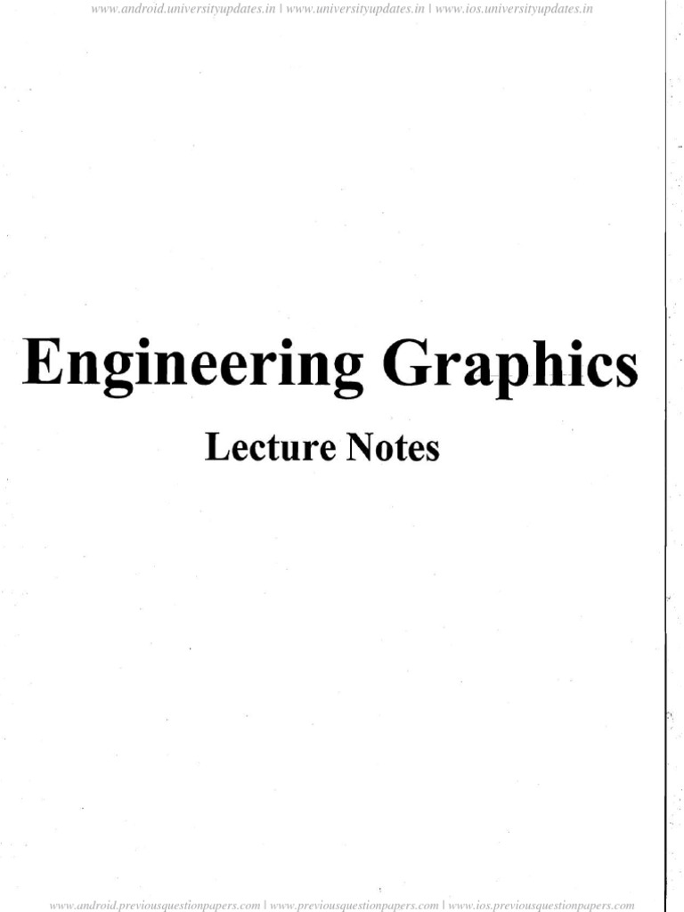 Engineering Graphics Lecture Notes | PDF | Mathematical Concepts | Euclid