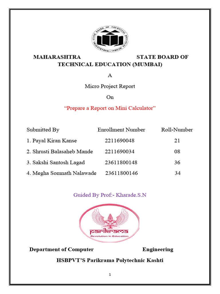 RKL Final | PDF | Algorithms | Calculator