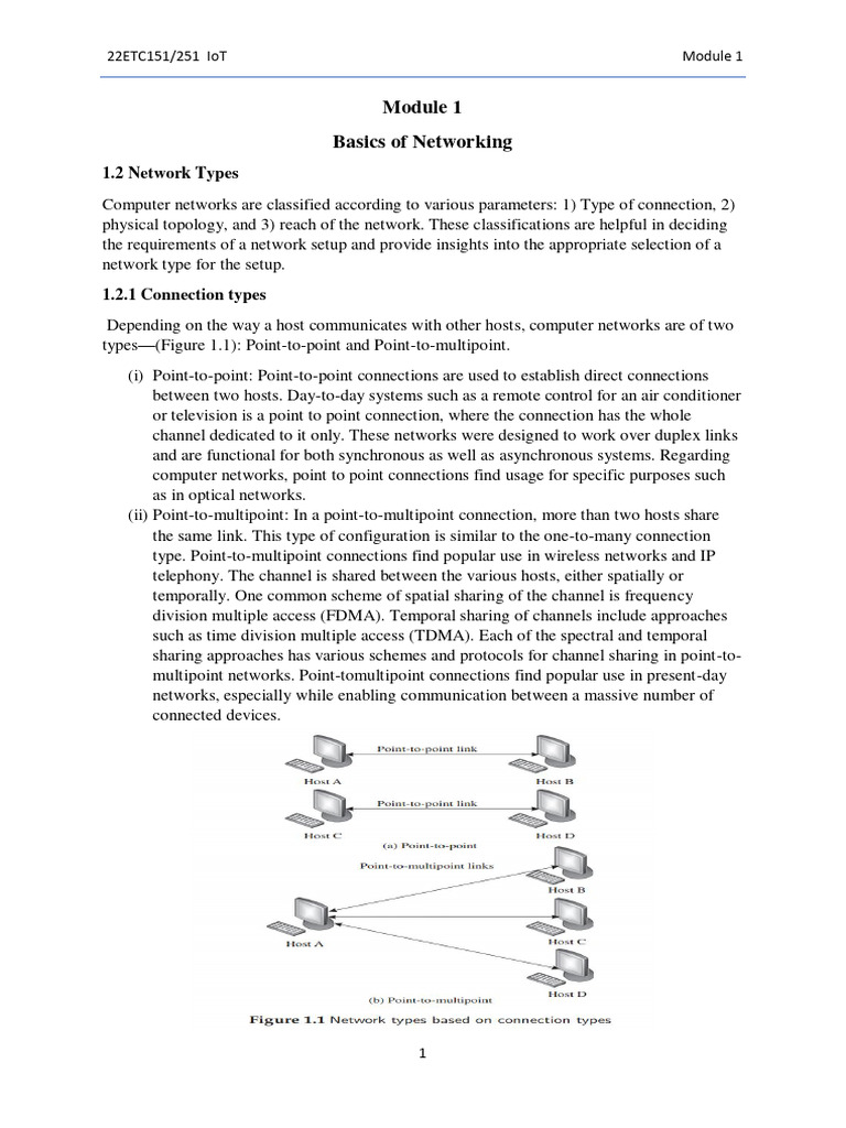 Module 1 IoT | PDF | Osi Model | Internet Protocol Suite