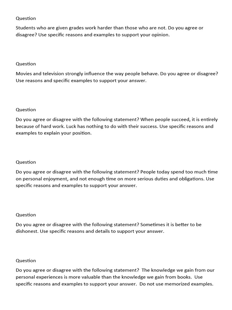 Speaking Topics | Download Free PDF | Reason | Knowledge