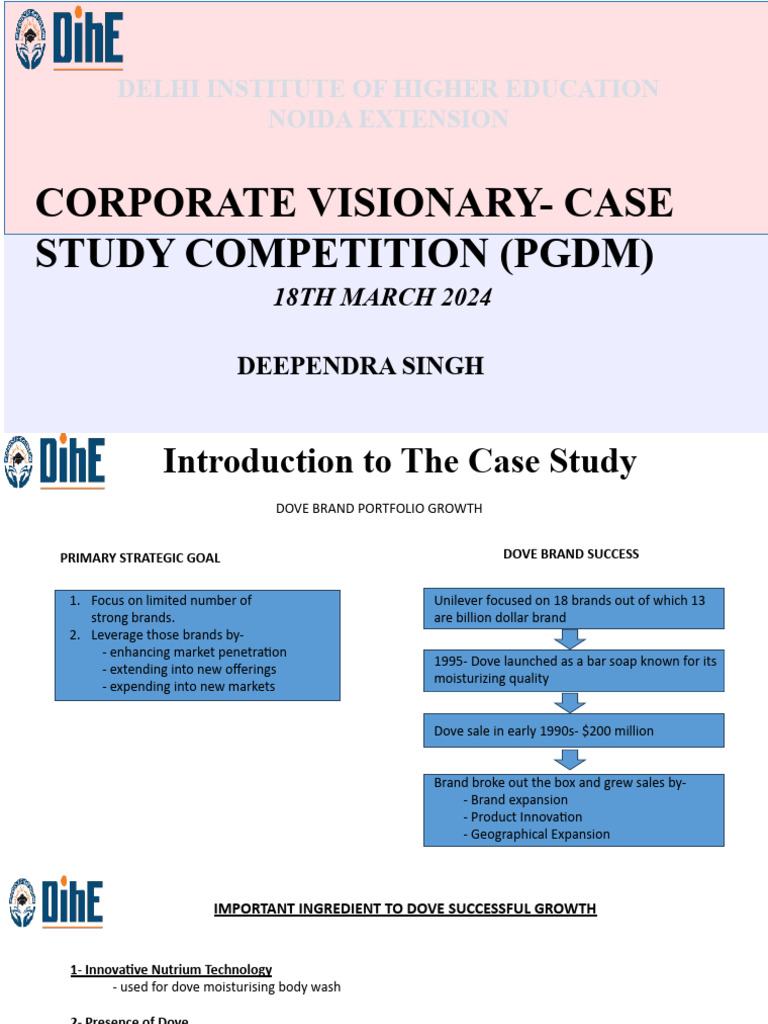 CASE STUDY - DOVE | PDF | Brand | Marketing