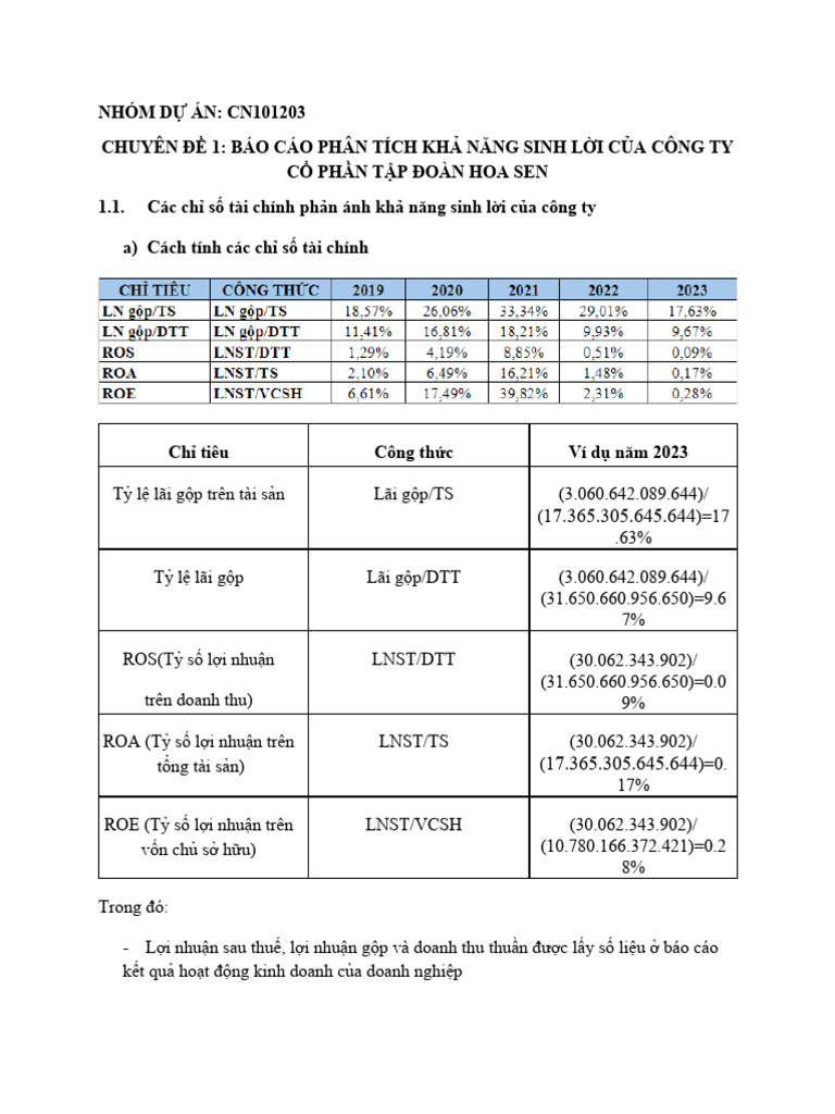 KH Năng Sinh L I | PDF