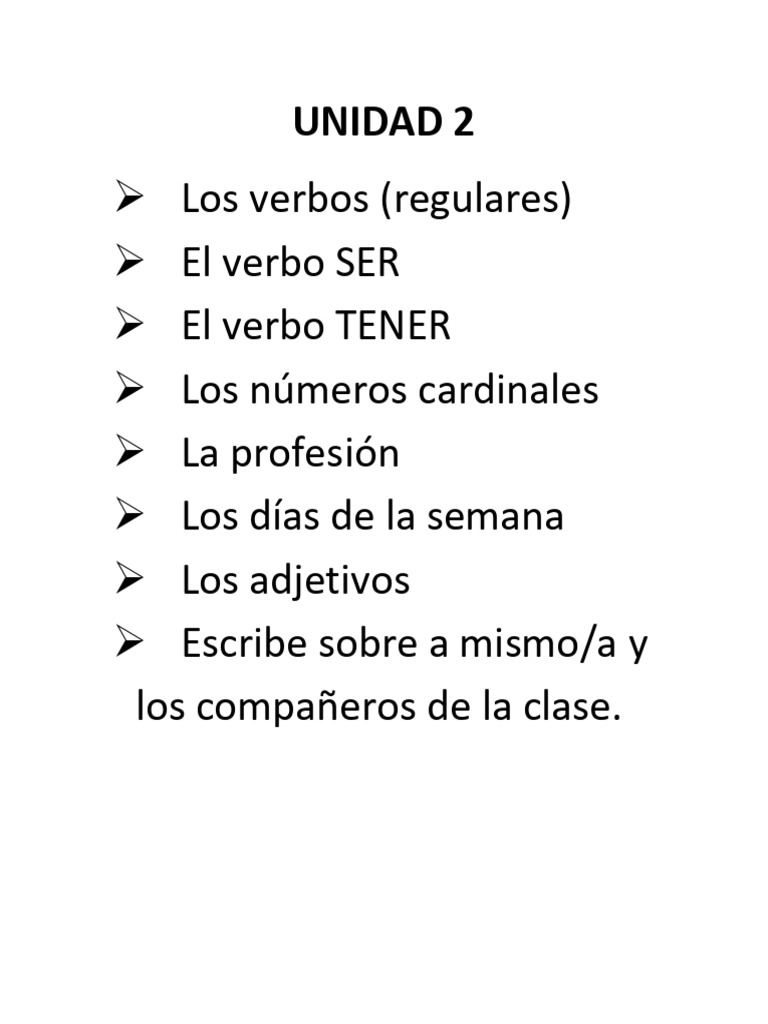 Spanish Module 2 | PDF | Verb | Grammatical Conjugation