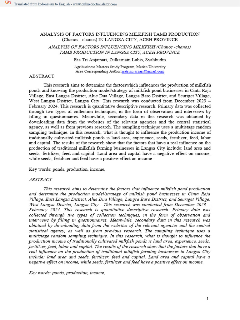 JURNAL - RIA - TRIANJARSARI - UMA OK - Id.en | PDF | Linear Regression | Coefficient Of ...