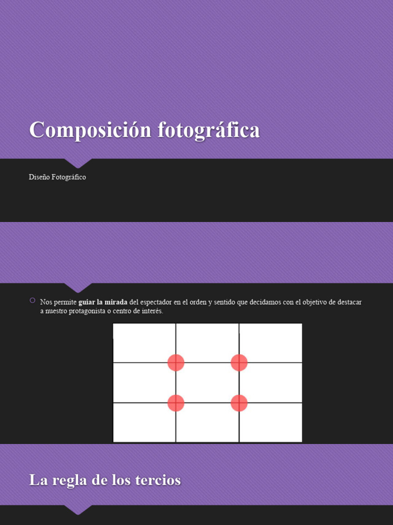 Composición fotográfica Leyes y reglas | PDF