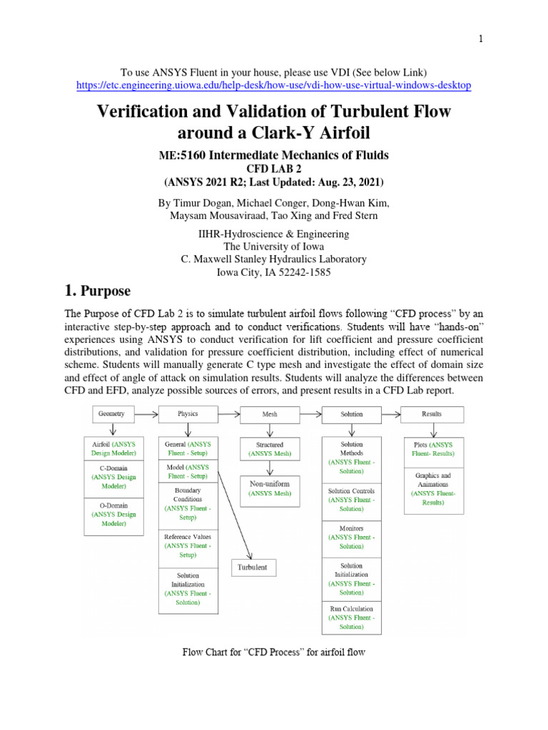 ANSYS Fluent: Turbulent Flow Simulation | PDF | Lift (Force) | Computational Fluid Dynamics