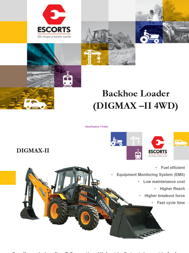 Backhoe Loader - Walk Around | PDF | Loader (Equipment) | Pump