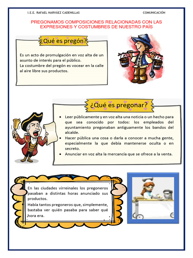 Sesión Los Pregones | PDF