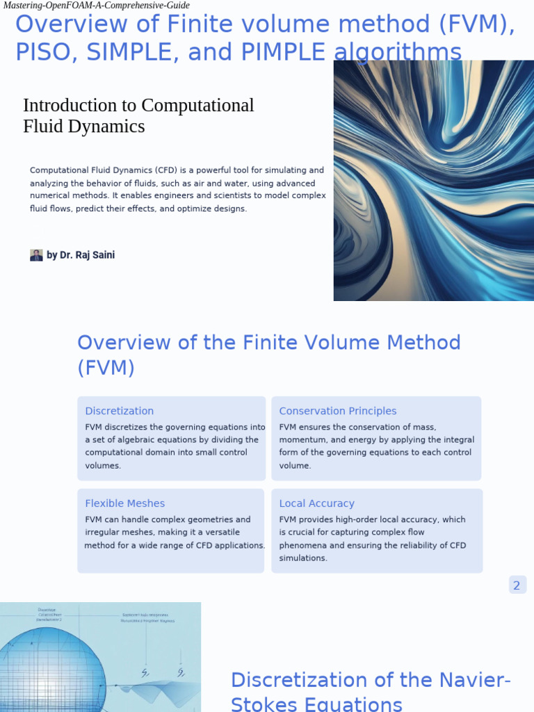 CFD Algorithms in OpenFOAM Guide | PDF | Computational Fluid Dynamics | Fluid Dynamics