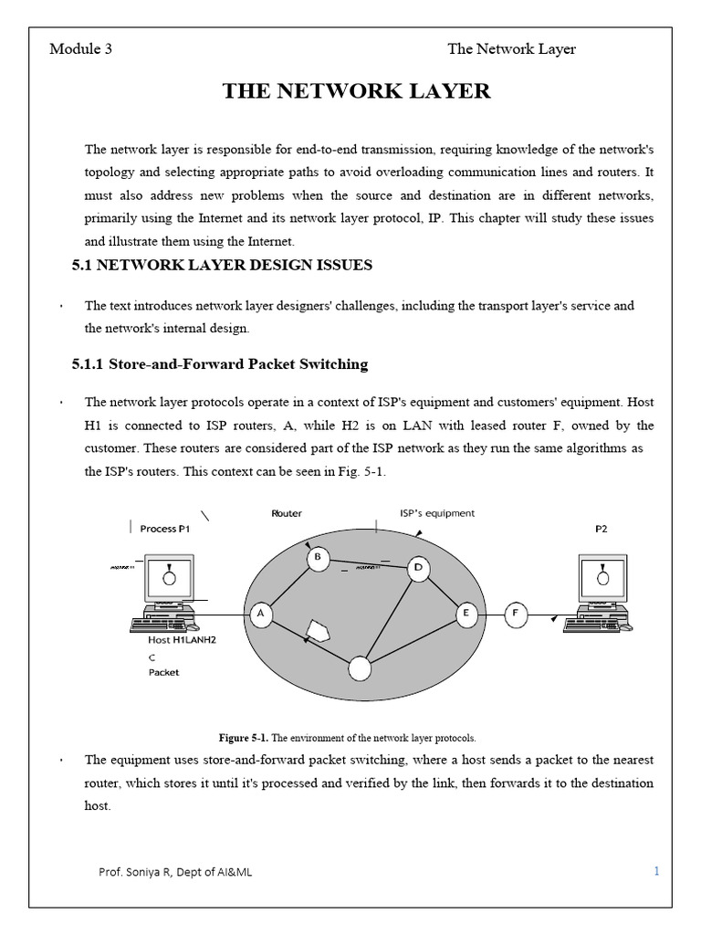 Network Layer Insights for AI&ML | PDF | Routing | Computer Network