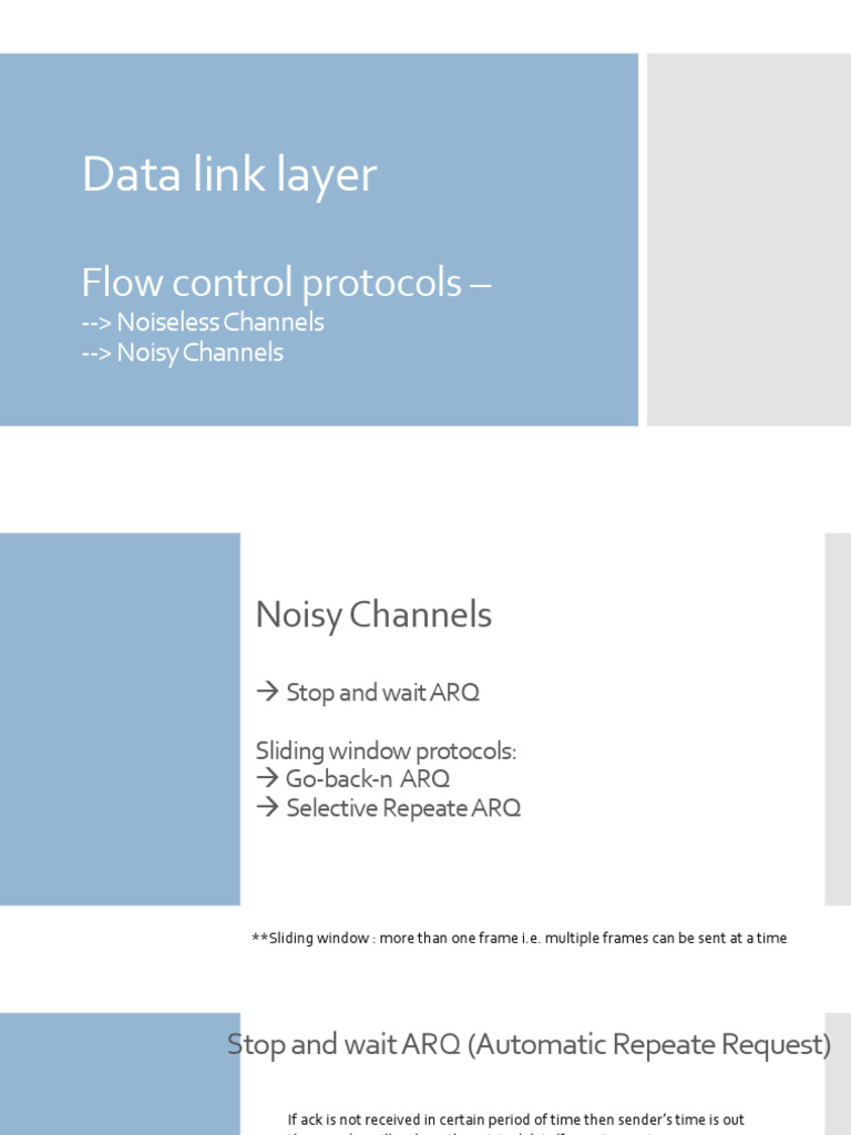CN Flow Control Protocols | PDF | Transmission Control Protocol | Telecommunications