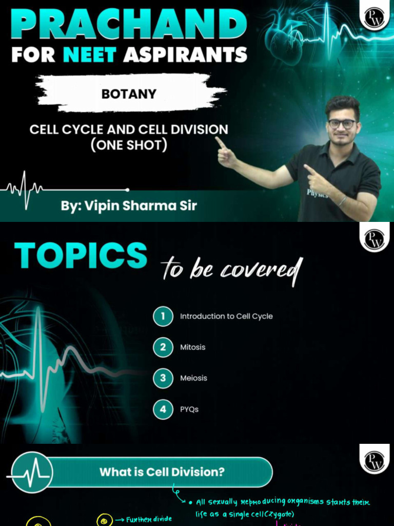 Cell Cycle and Cell Division (One Shot) _ Class Notes __ Prachand NEET ...