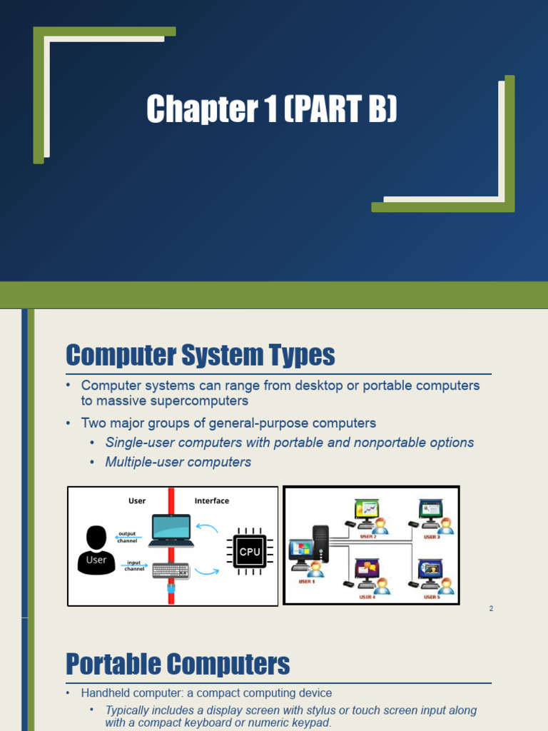 Lecture 1 Part B | PDF | Operating System | Computer Hardware Lecture 1 Part B | PDF | Operating System | Computer Hardware
