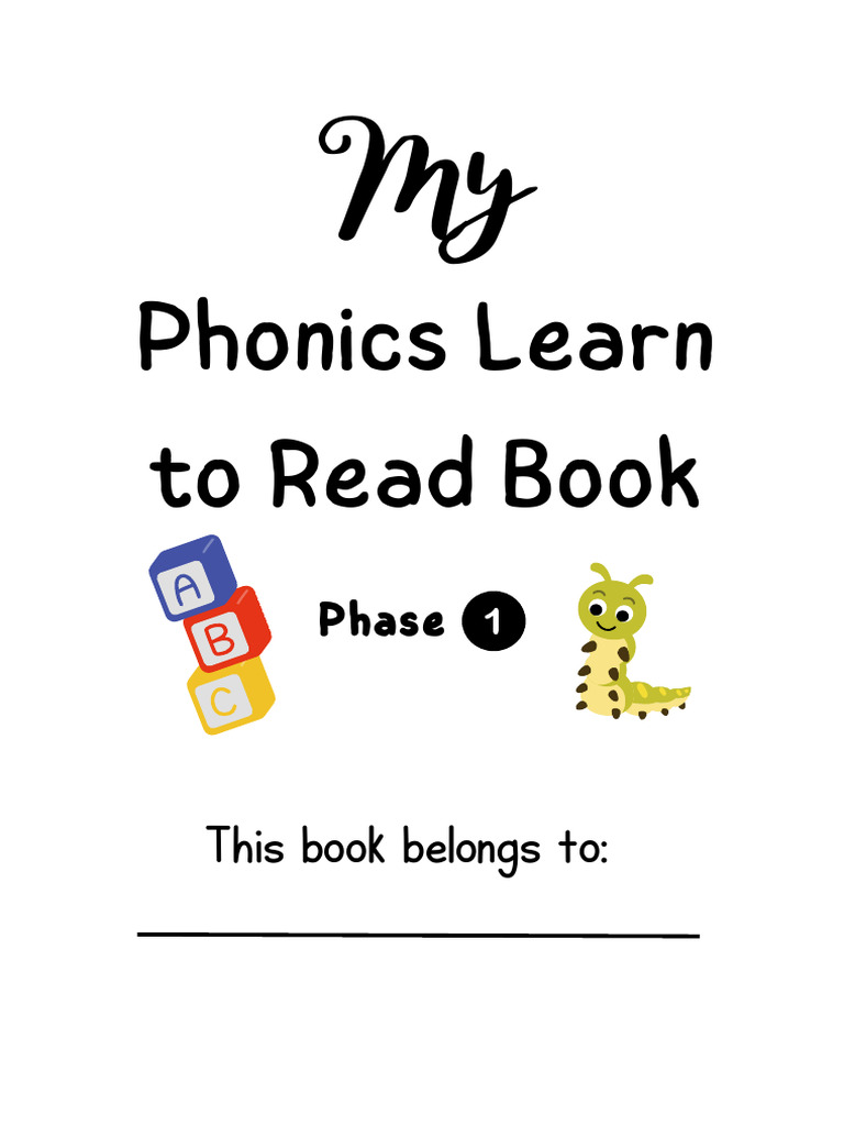 My Phonics - Learn To Read Phase 1 | PDF