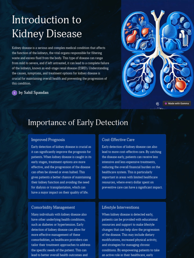 Introduction-to-Kidney-Disease | PDF | Machine Learning | Deep Learning