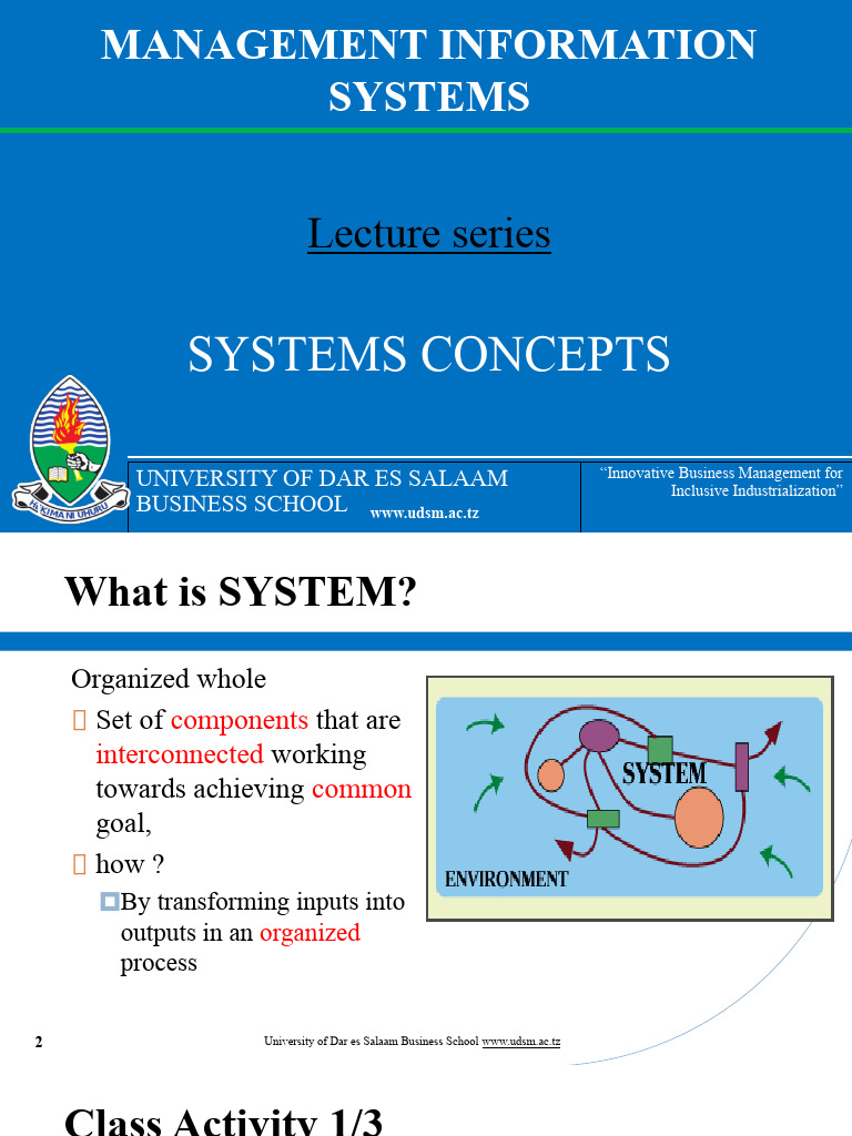 Lectuture Three Systems Concepts 3 | PDF | System | Holism