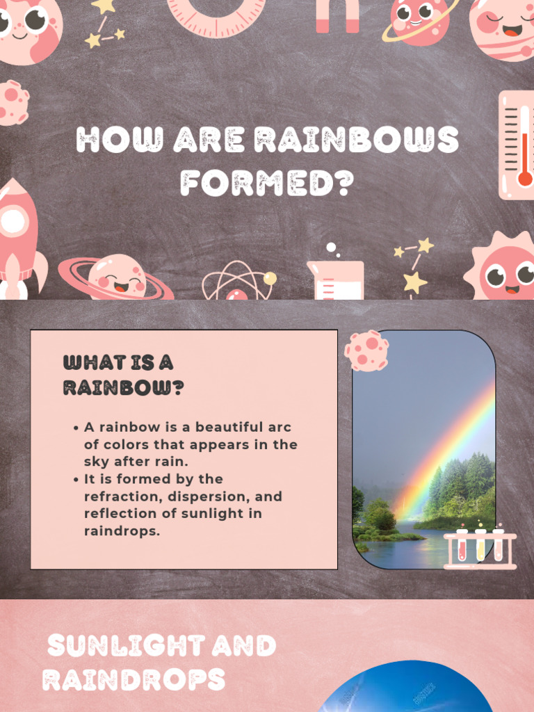 How Rainbows Form: Light and Color | PDF