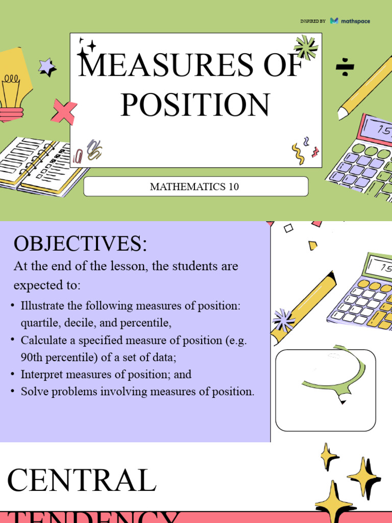 Measures of Position | PDF | Mean | Percentile