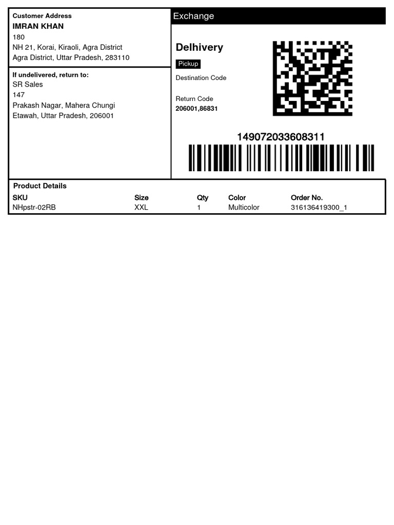 Sub Order Labels E650db23 E470 4ddb b6bb 79711dc4127a | PDF | Invoice | Taxes