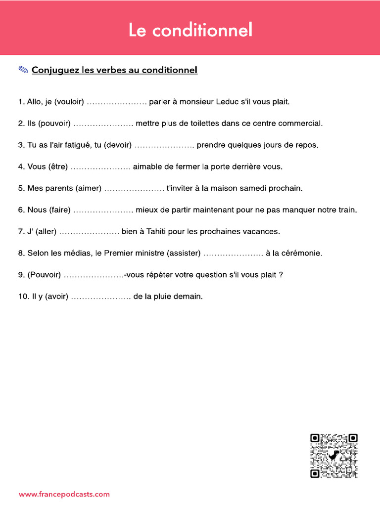 Conditionnel | PDF