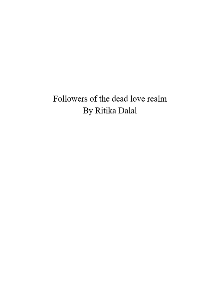 Followers of The Dead Love Realm | PDF