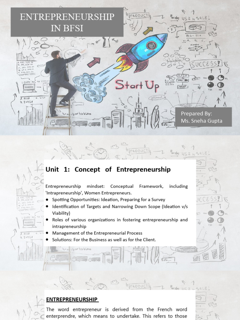 Unit 1 | PDF | Entrepreneurship | Mindset