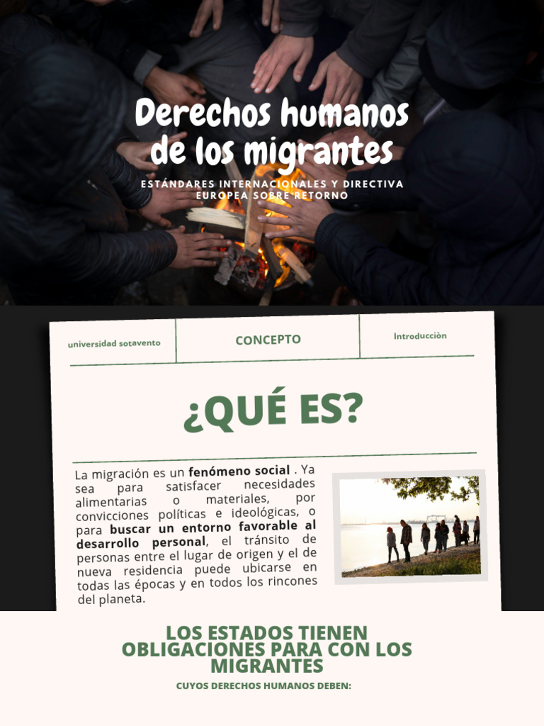 Derechos Humanos de Los Migrantes. | PDF | Etica social | Derechos humanos