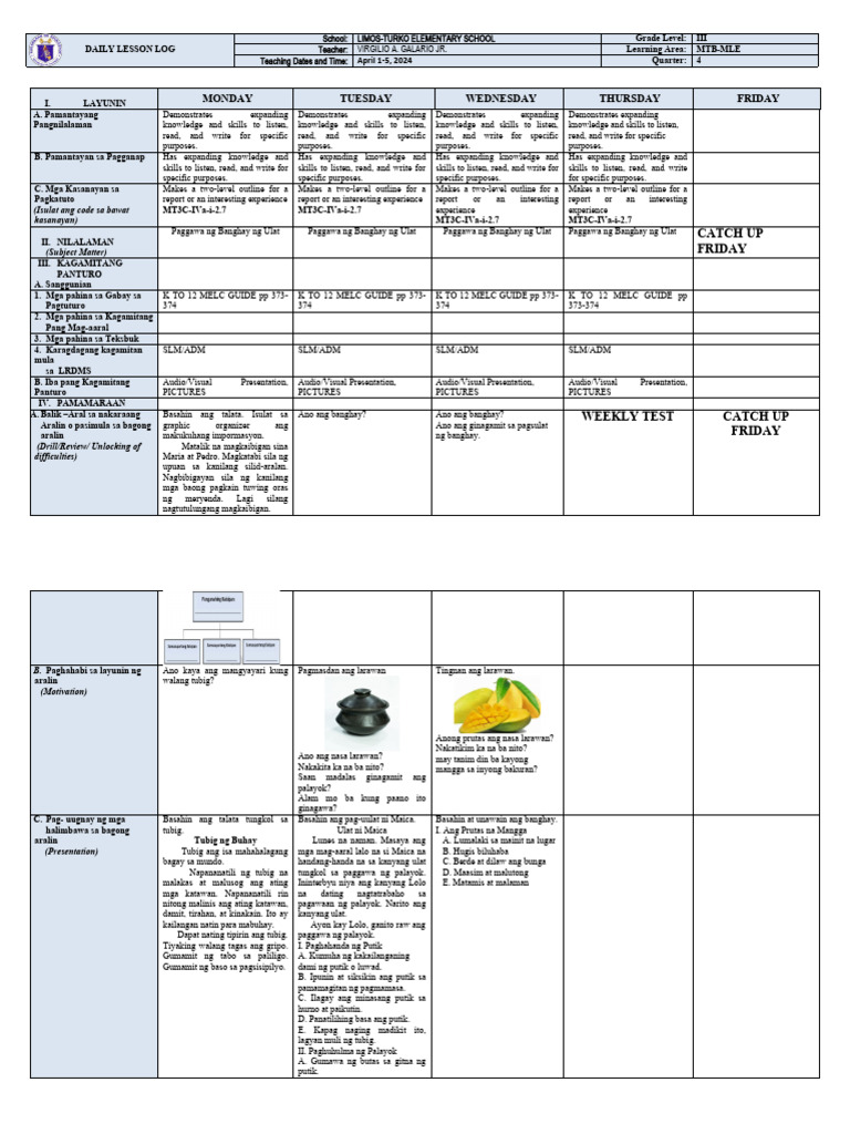 MTB3- Q4- WEEK 1 | PDF | Cognitive Science | Cognition