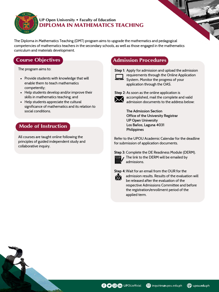 DIPLOMA-IN-MATHEMATICS-TEACHING | PDF | Learning | Cognition