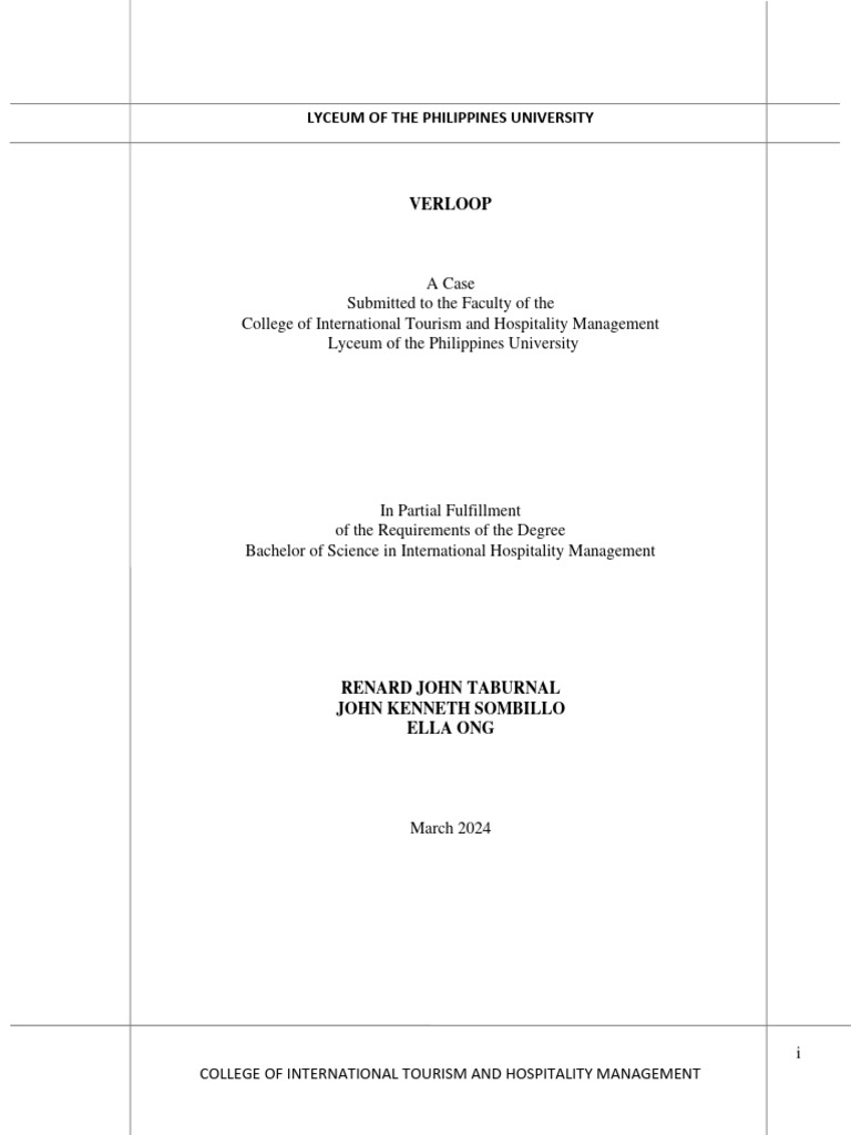 CASE STUDY VERLOOP | PDF | Marketing | Market Segmentation