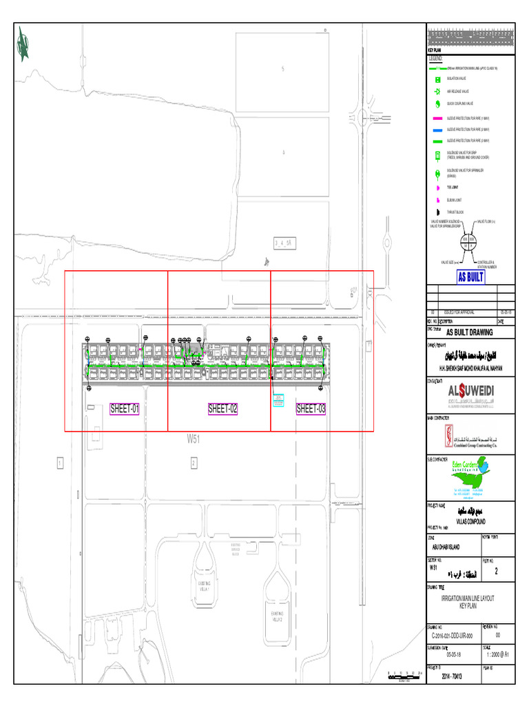 Irrigation Main Line Layout | PDF | Irrigation | Hydraulics