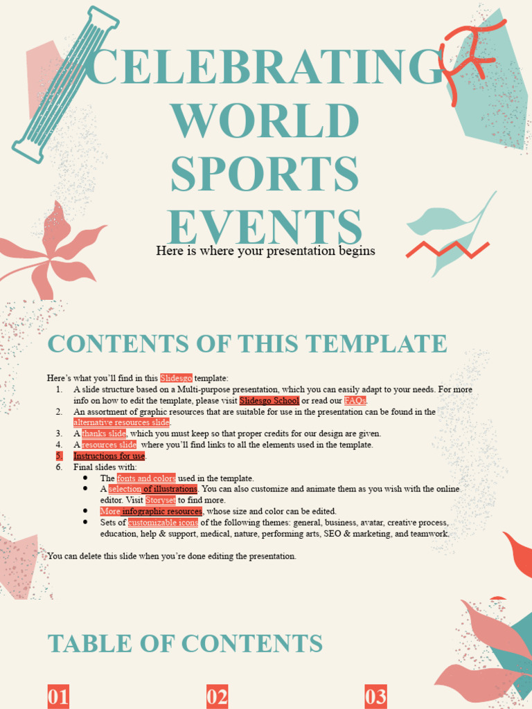Celebrating World Sports Event by Slidesgo | PDF | Planets | Jupiter